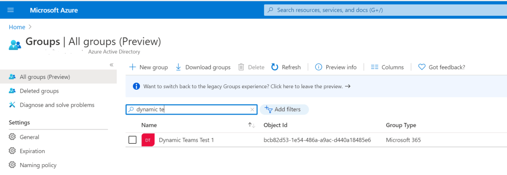Using Active Directory Dynamic Groups to manage Owners and Members of ...